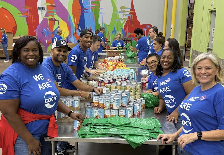 Oxy employees support Hunger Action Month with meal donations - BIC ...